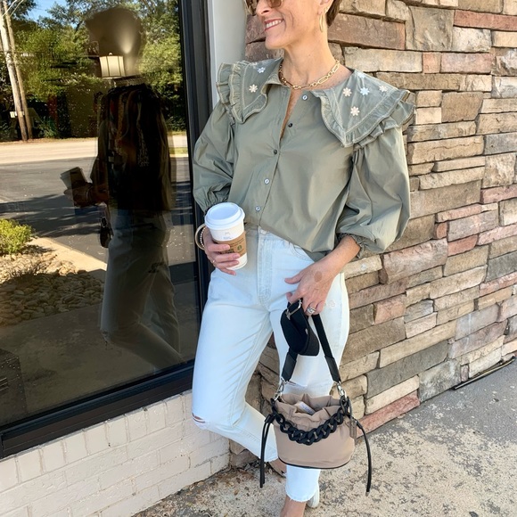 Karlie | Tops | Peter Pan Has Nothing In This Sweet Collated Top | Poshmark